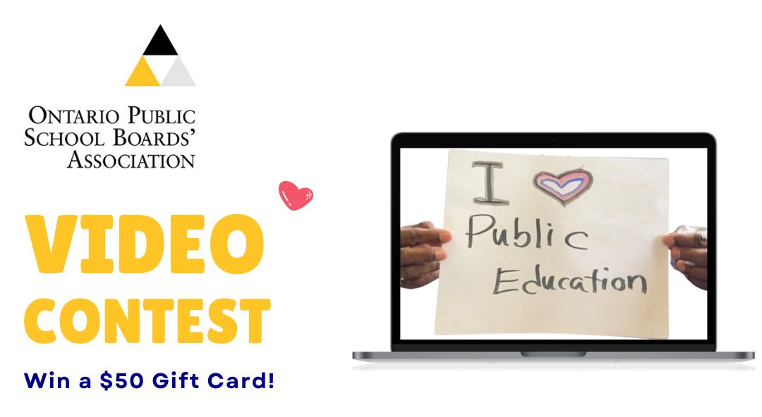 OPSBA’s I ️ Public Education Video Contest - OPSBA